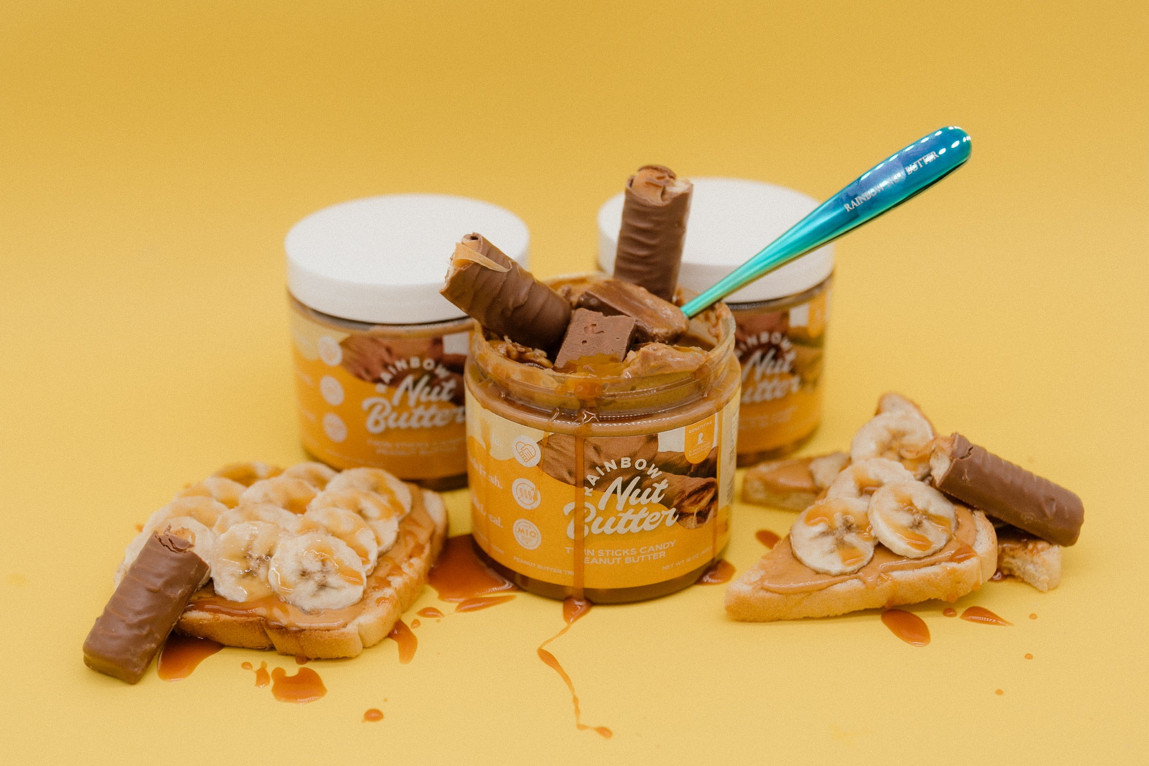 Twin Sticks Twix Peanut Butter Treat – Rainbow Nut Butter