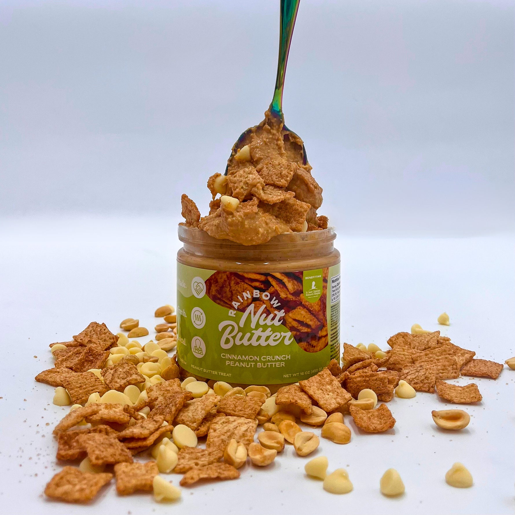 Rainbow Nut Butter-Hand Made-Made Fresh-Made Local