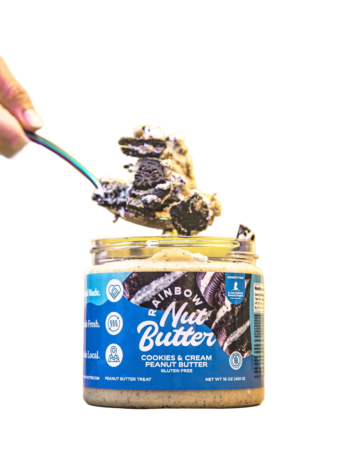 Rainbow Nut Butter-Hand Made-Made Fresh-Made Local