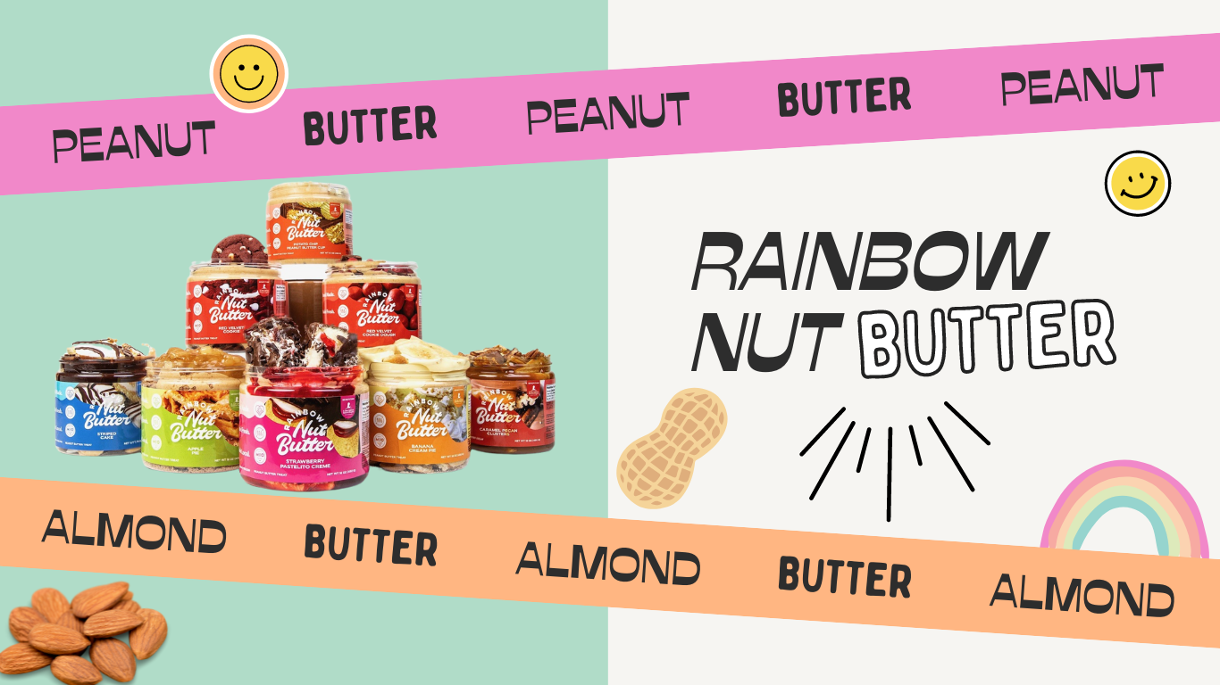 Rainbow Nut Butter-Hand Made-Made Fresh-Made Local