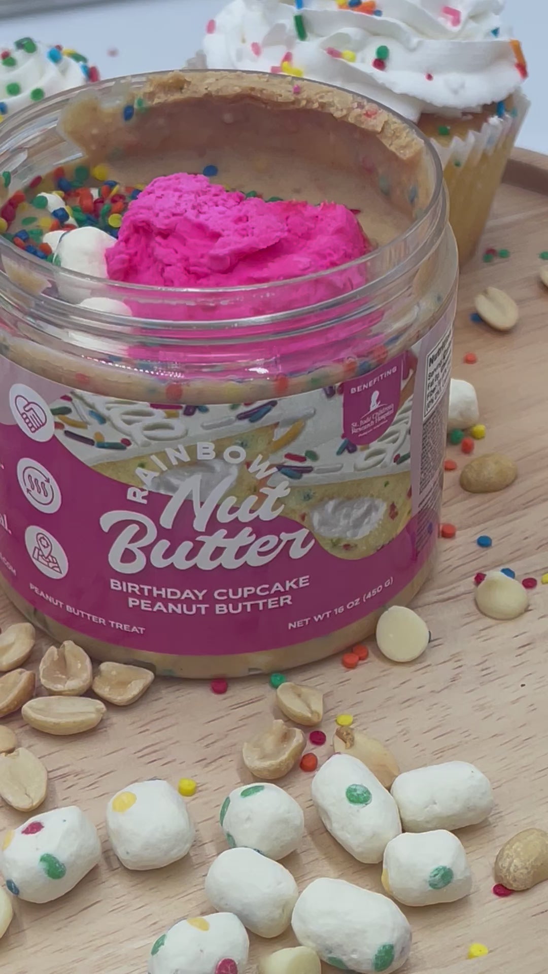 Rainbow Nut Butter-Hand Made-Made Fresh-Made Local