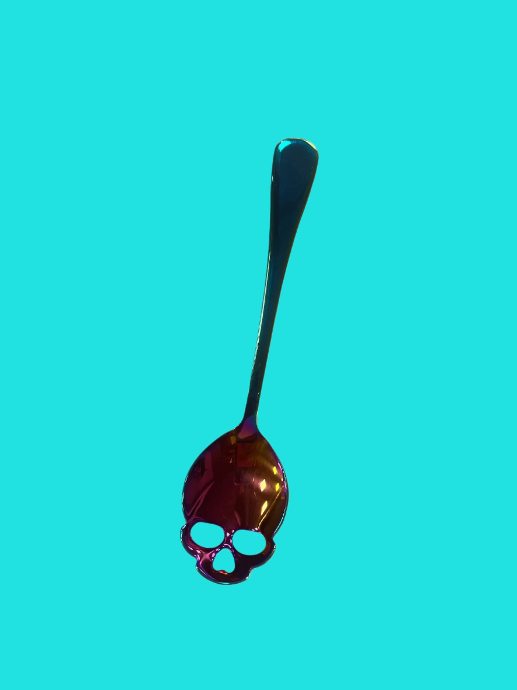 Rainbow Skull Spoon – Rainbow Nut Butter